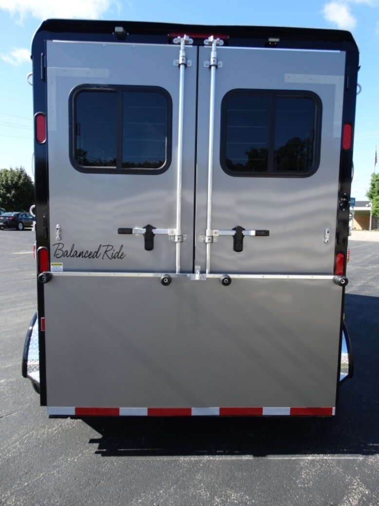 2 Horse Bumper Hitch Side Load “Sport” — Balanced Ride Trailers