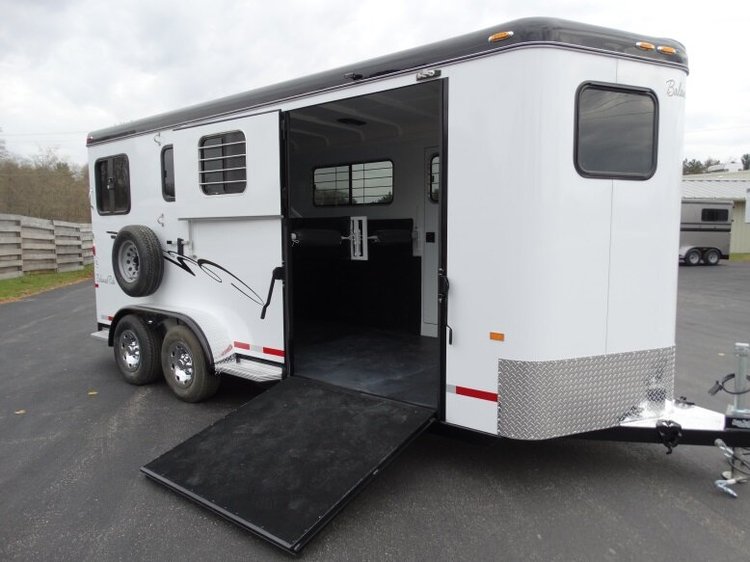 2 Horse Bumper Hitch XL Side Load — Balanced Ride Trailers