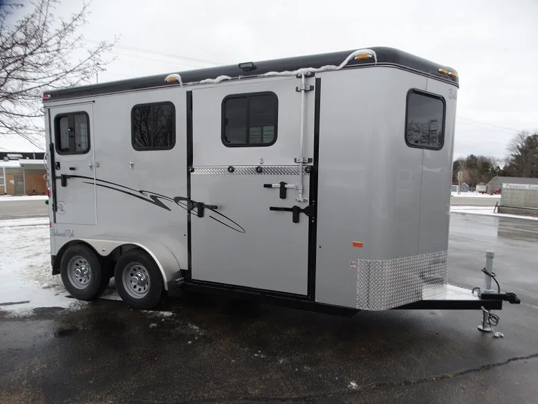 2 Horse Bumper Hitch Side Load “Sport” — Balanced Ride Trailers