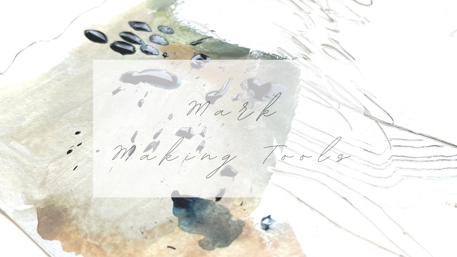 My Favorite Series #5: Mark Making Tools — Melissa Ellen Fink Art