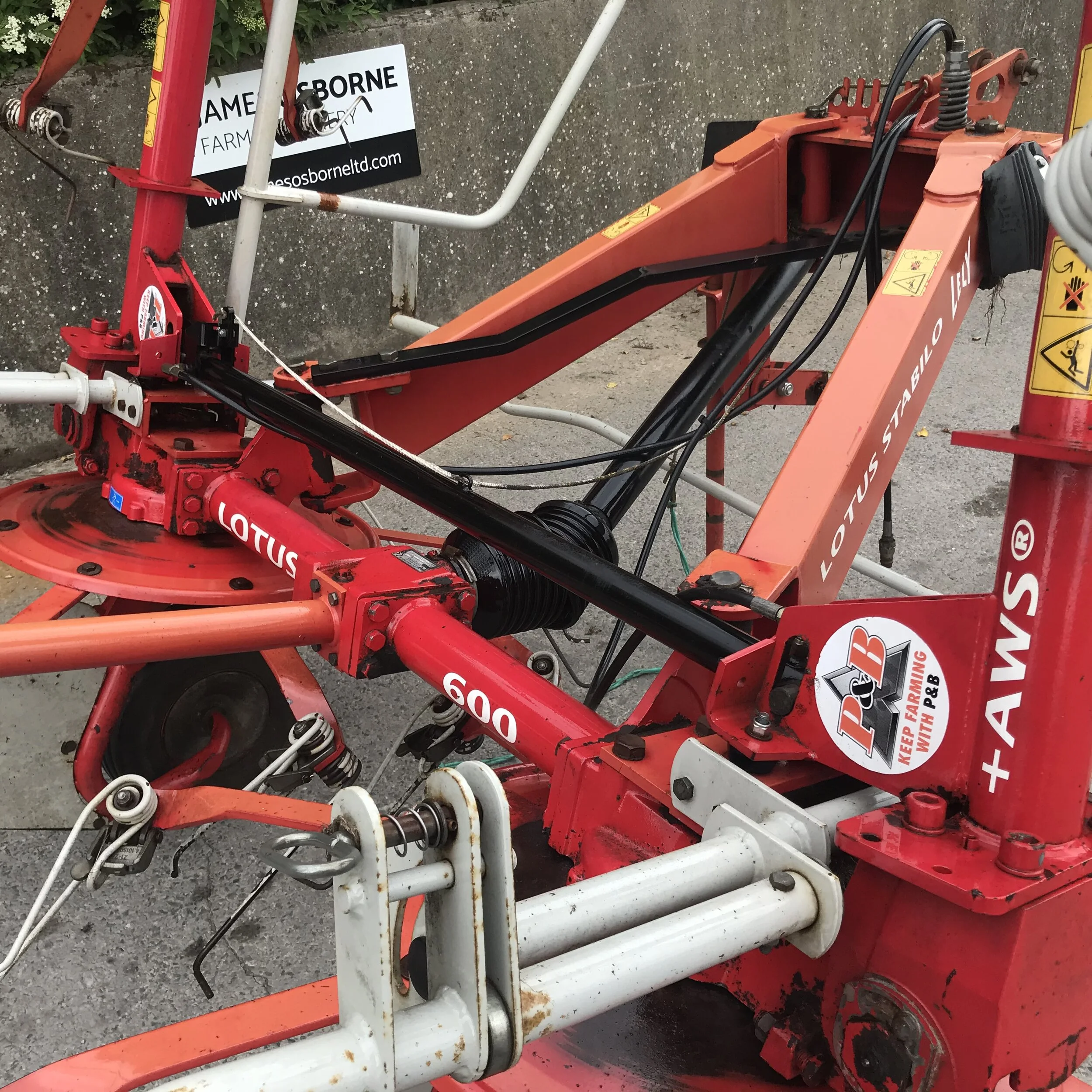 Lely Lotus Stabilo 600 Tedder — James Osborne Farm Machinery