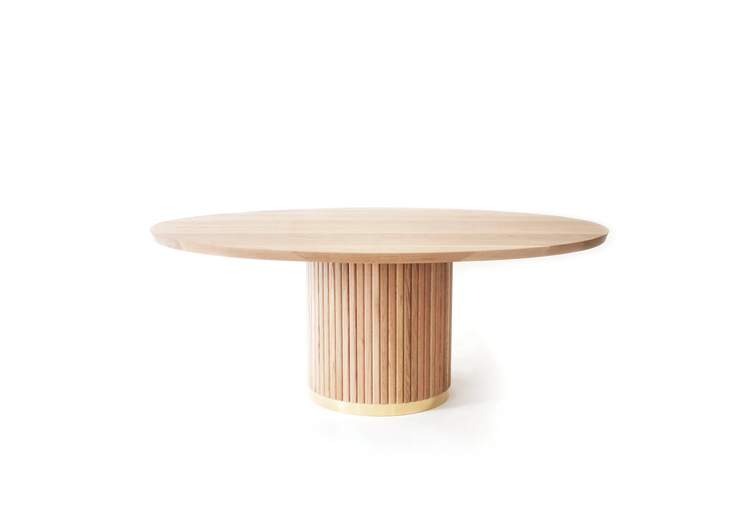 Amelia Round Walnut Dining Table — Doorman