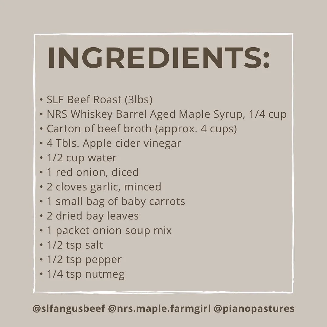 Maple Glazed Beef Roast — Sasse Lake Farms | Beef