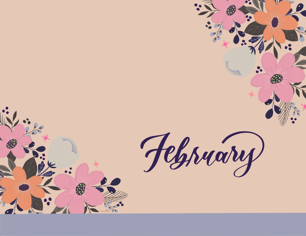 Free February Desktop Wallpaper — MOMMY LHEY DESIGNS