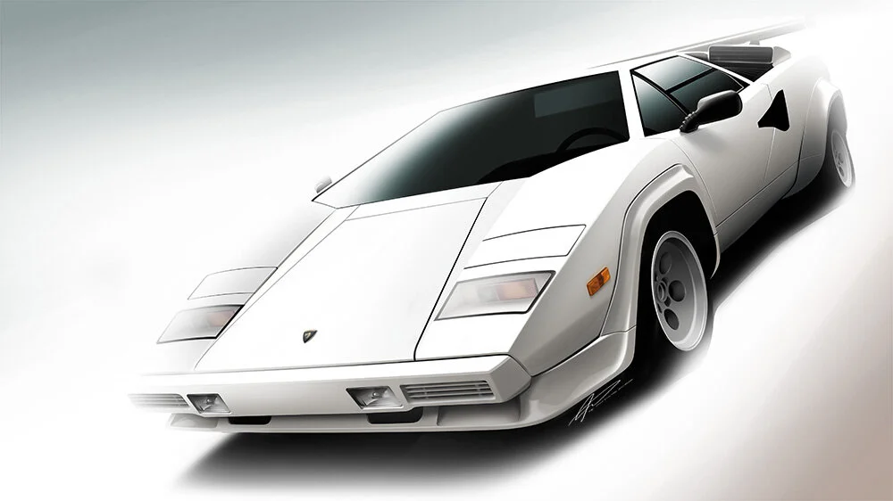 image gallery — carbureted - classic car art