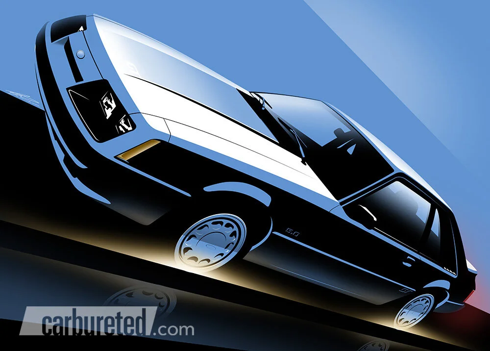 image gallery — carbureted - classic car art
