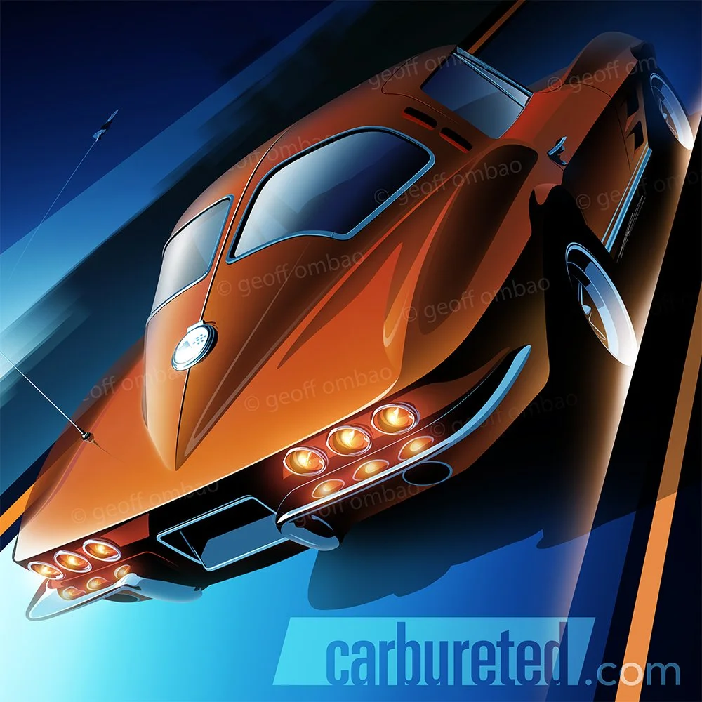 carbureted: classic car art