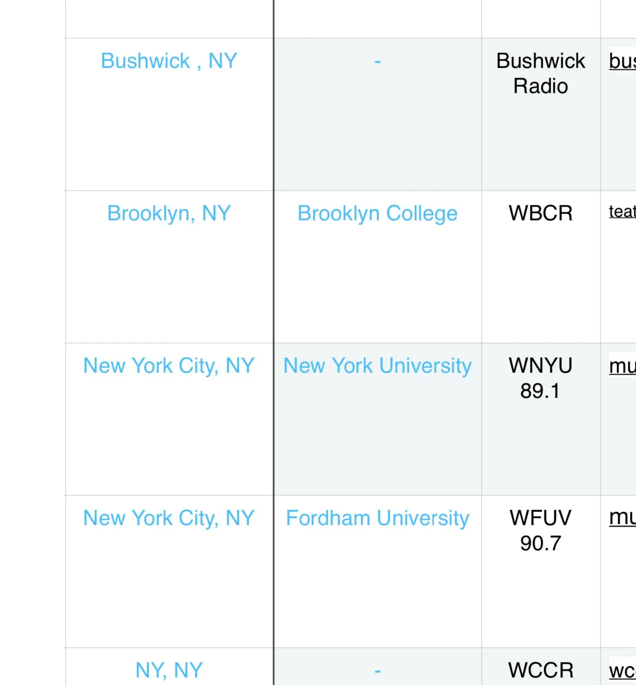 College Radio Directory +Playbook — College Radio Directory