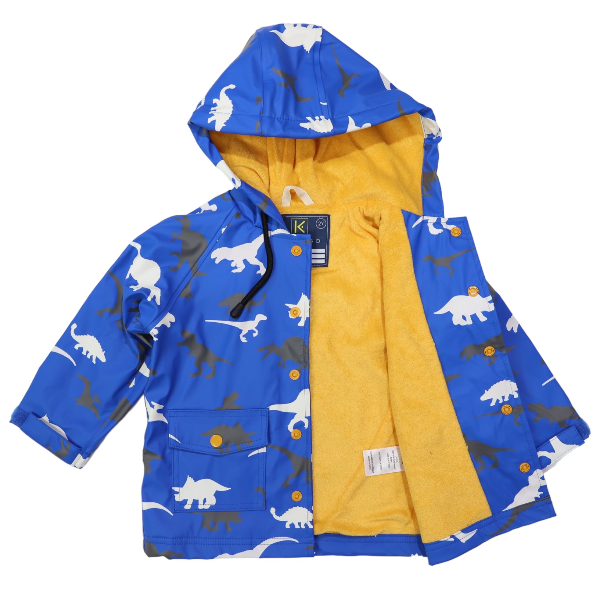 Korango Dinosaur Colour Change Raincoat — Mila & Rose