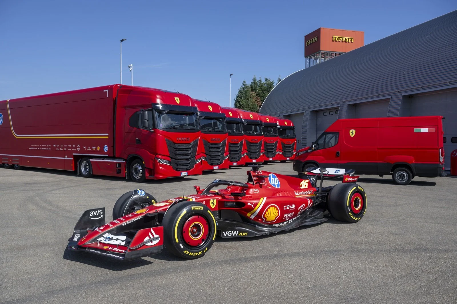 MEET SCUDERIA FERRARI’S FLEET OF IVECO S-WAY TRUCKS — Trucks at Tracks ...
