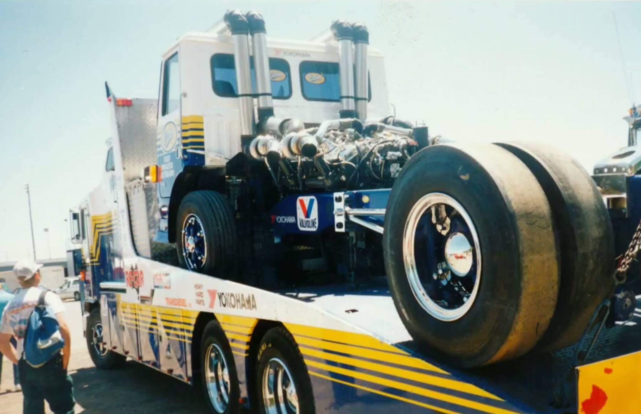 HOW A WORN OUT YARD TRUCK BECAME THE BANDAG BULLET'S TRANSPORTER ...