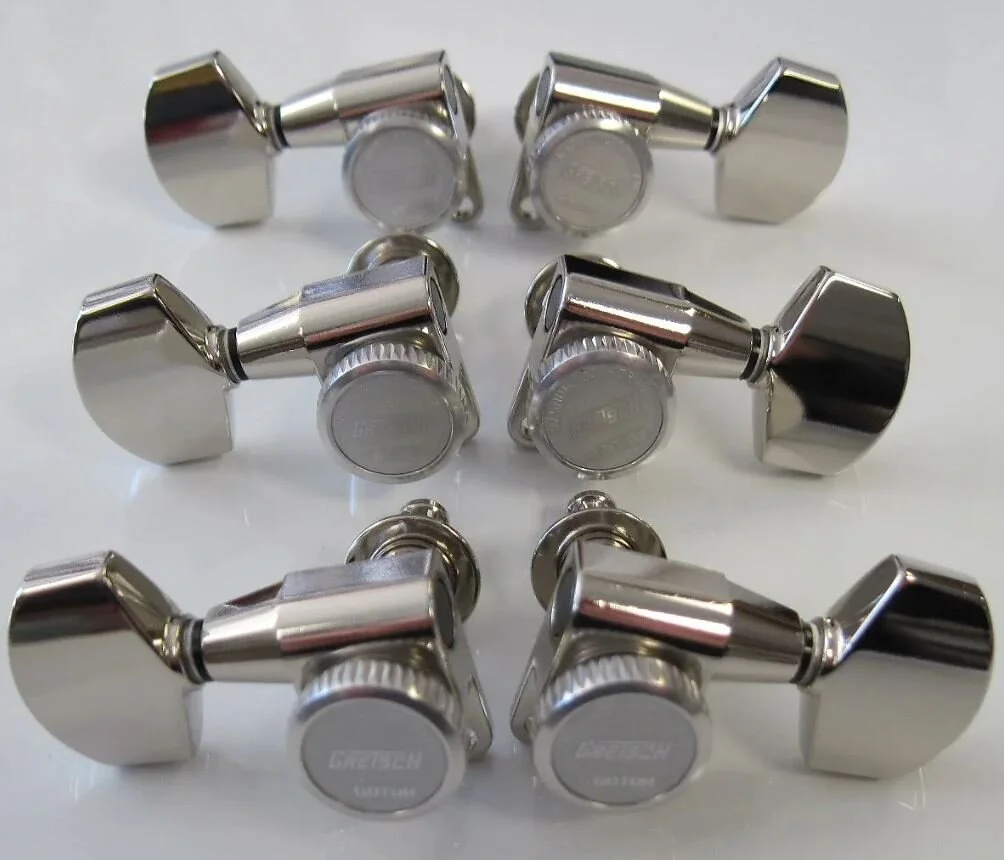 TUNERS, GOTOH® LOCKING AB01 BUTTON, W/GRETSCH® LOGO, NICKEL — Show Me ...