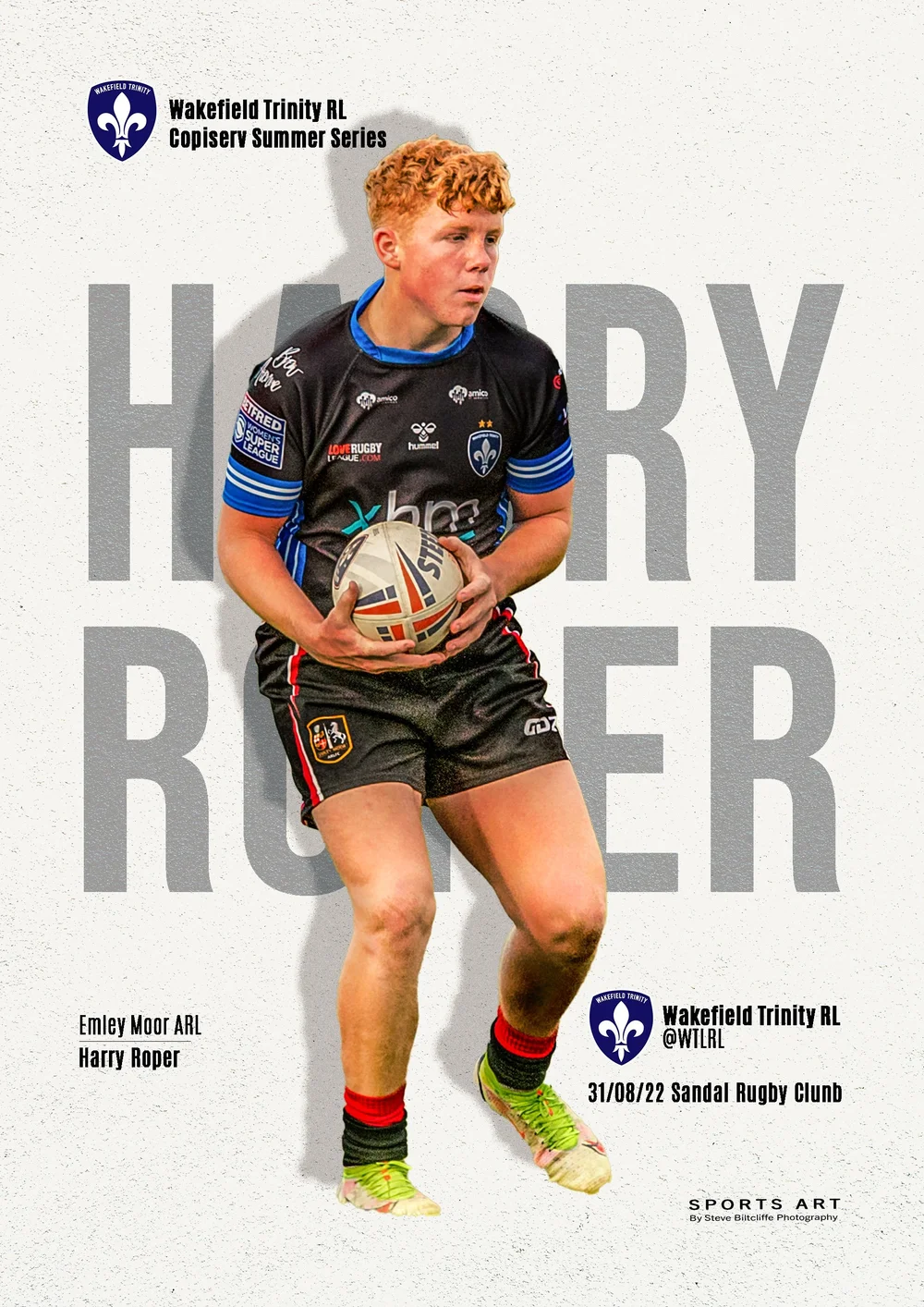 Individual Player Sports Posters | Steve Biltcliffe Photography ...