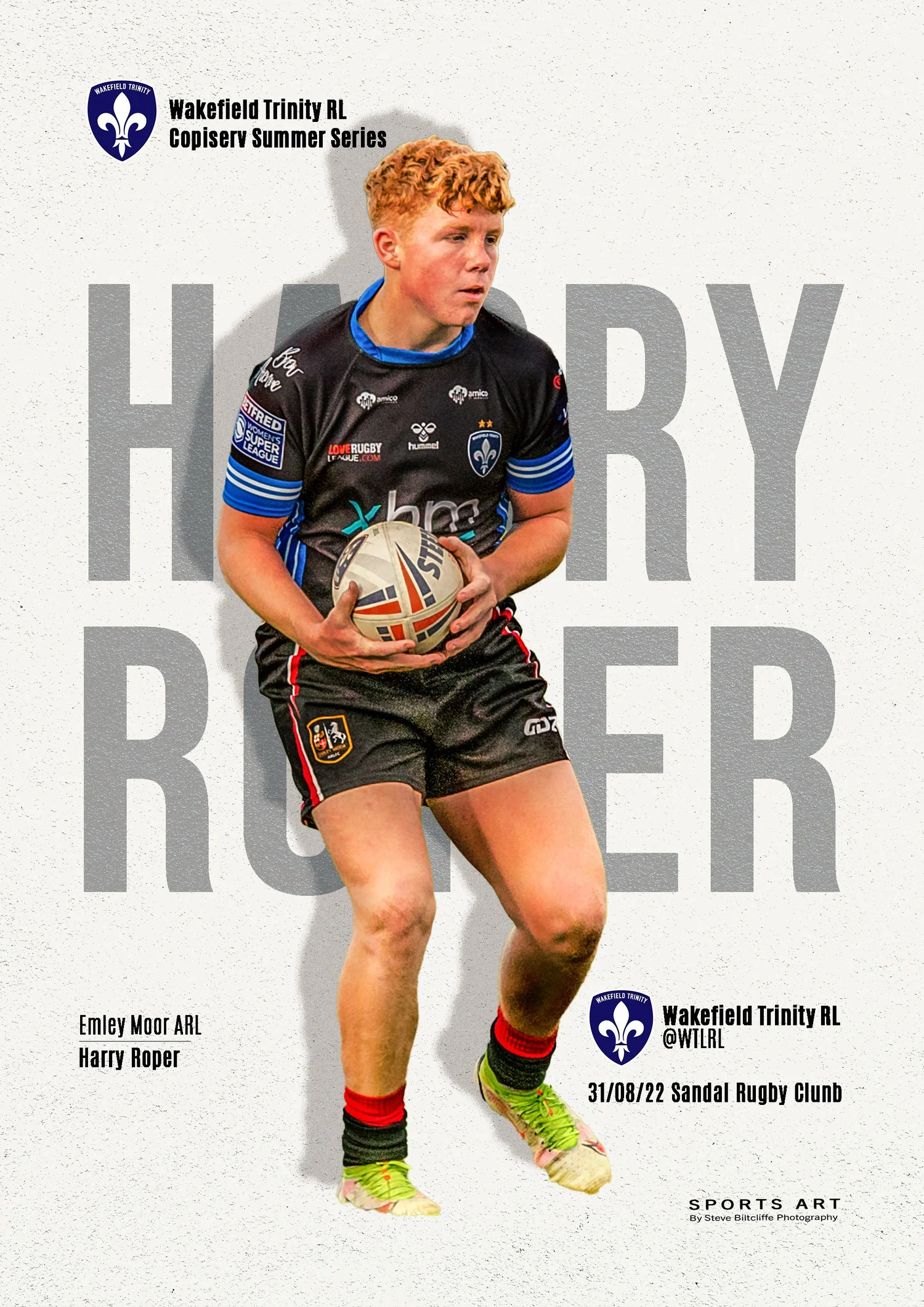 Individual Player Sports Posters | Steve Biltcliffe Photography ...