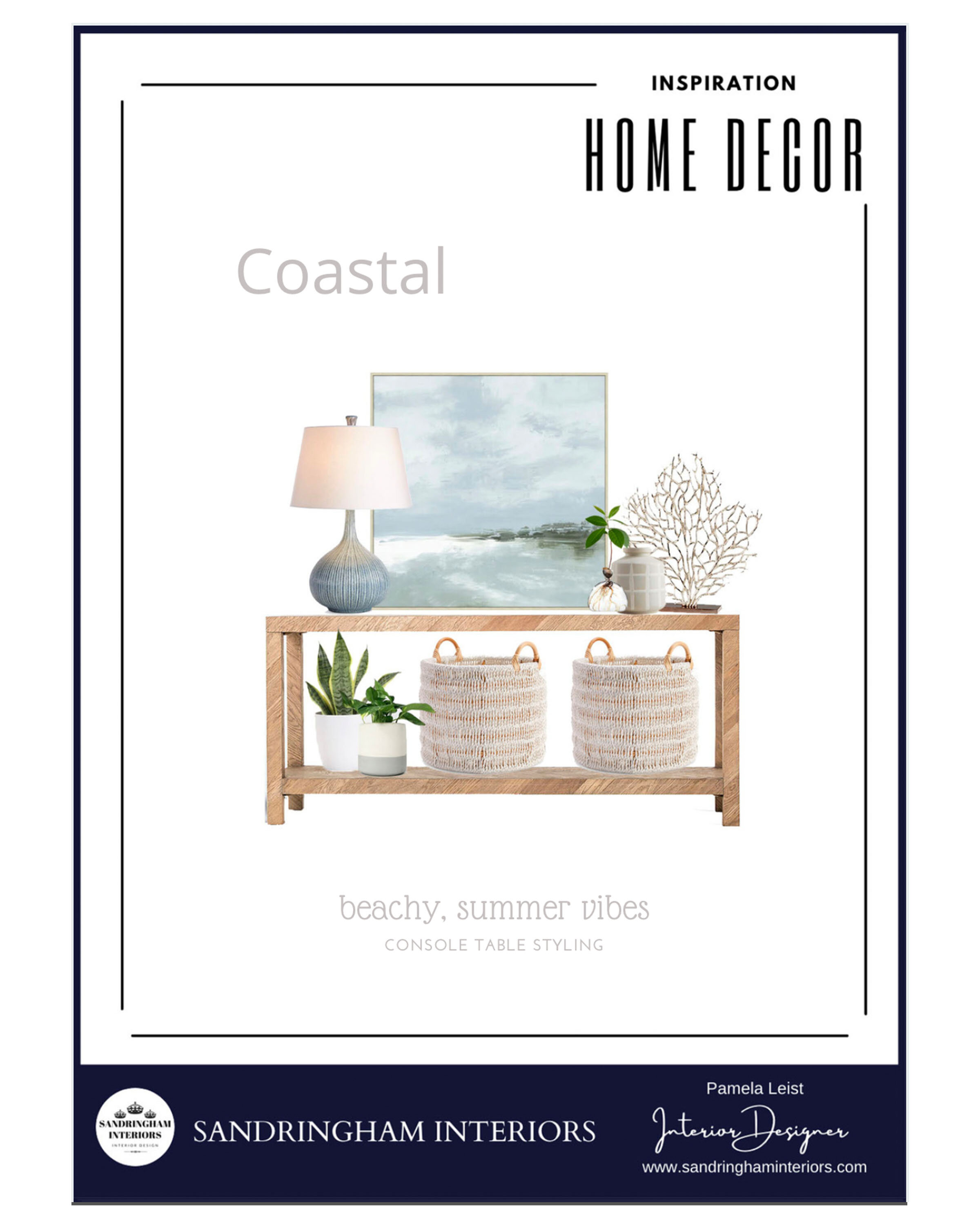 How to Style a Console Table, Sideboard, Buffet & More... — Sandringham ...