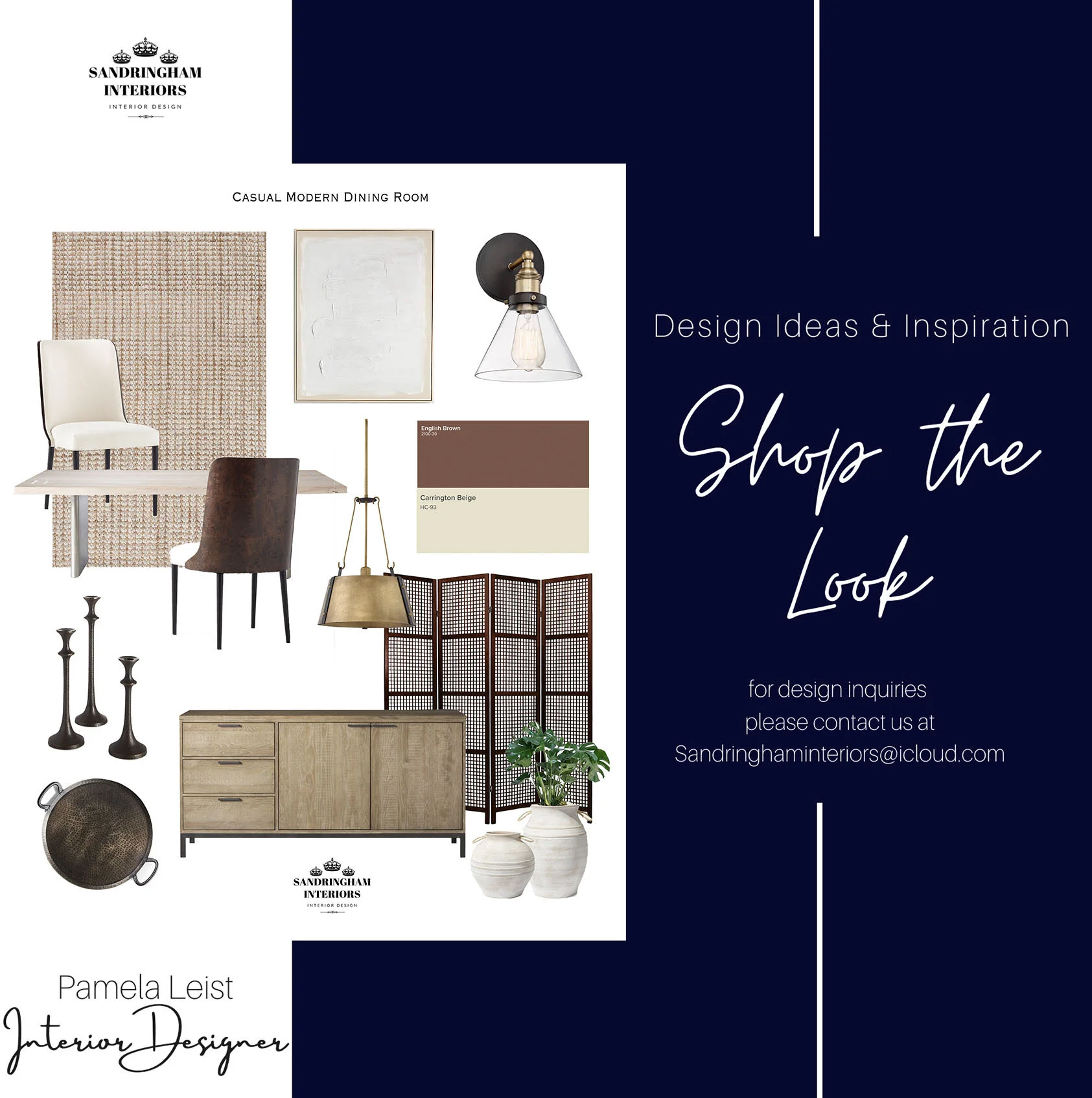 FREE Shoppable Design Concept Boards — Sandringham Interiors