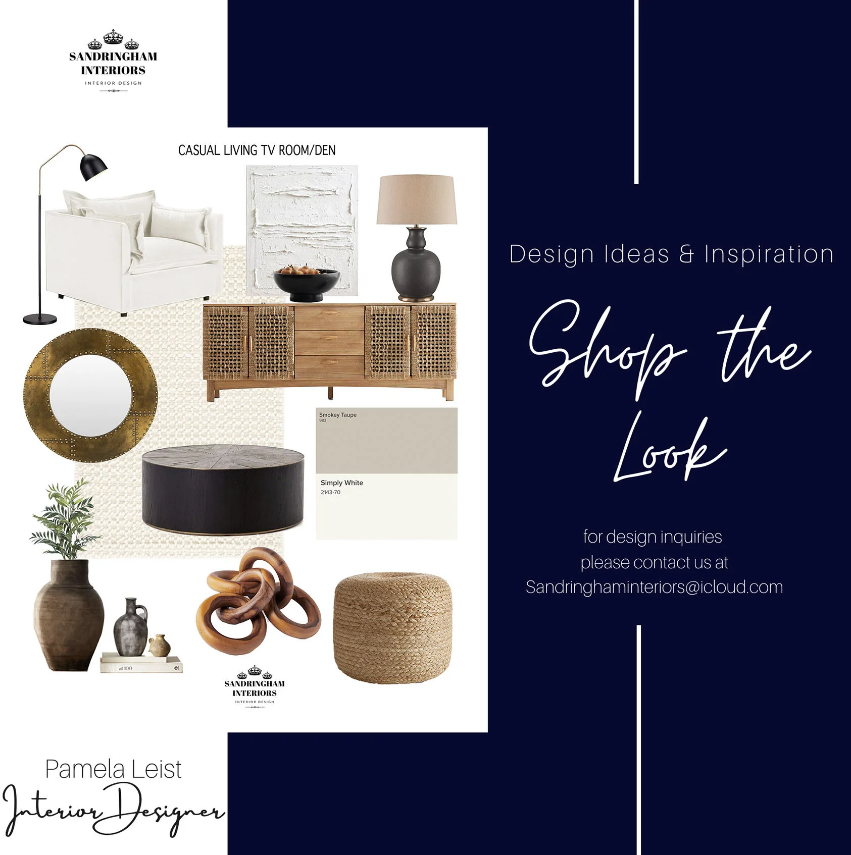 FREE Shoppable Design Concept Boards — Sandringham Interiors