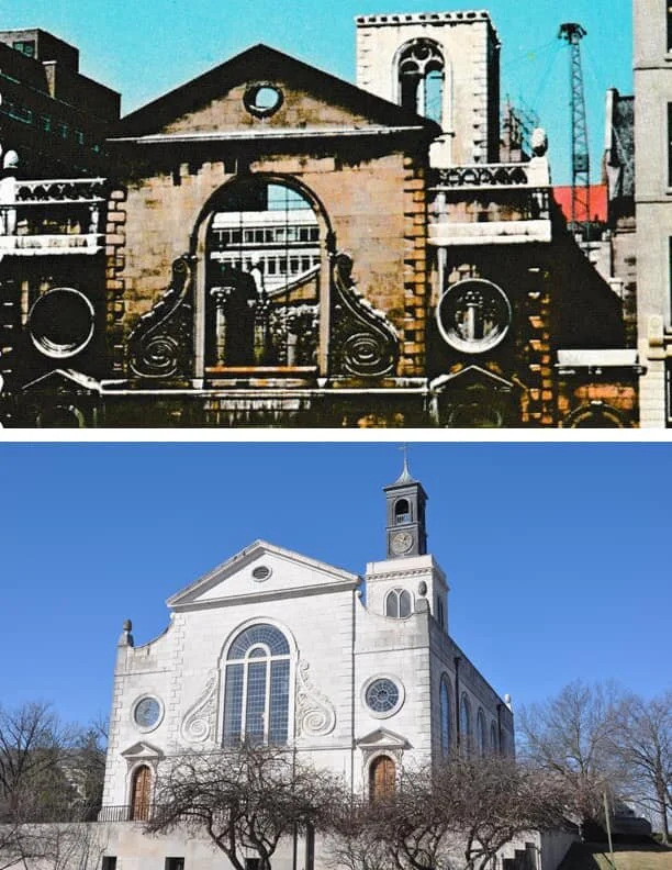 Then and Now — Church of St. Mary the Virgin, Aldermanbury — Kingdom of ...