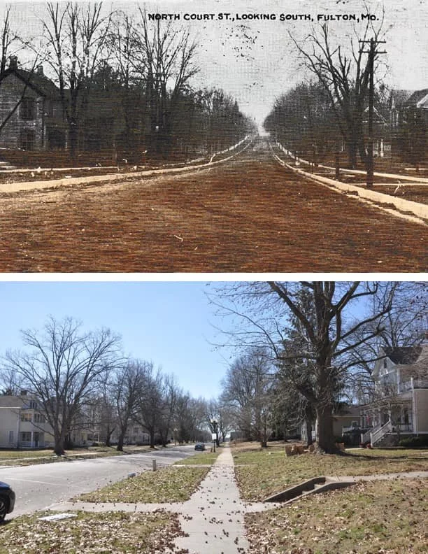 Then and Now — Court Street Looking South — Kingdom of Callaway ...
