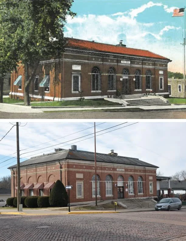 Then and Now — Fulton Post Office — Kingdom of Callaway Historical Society