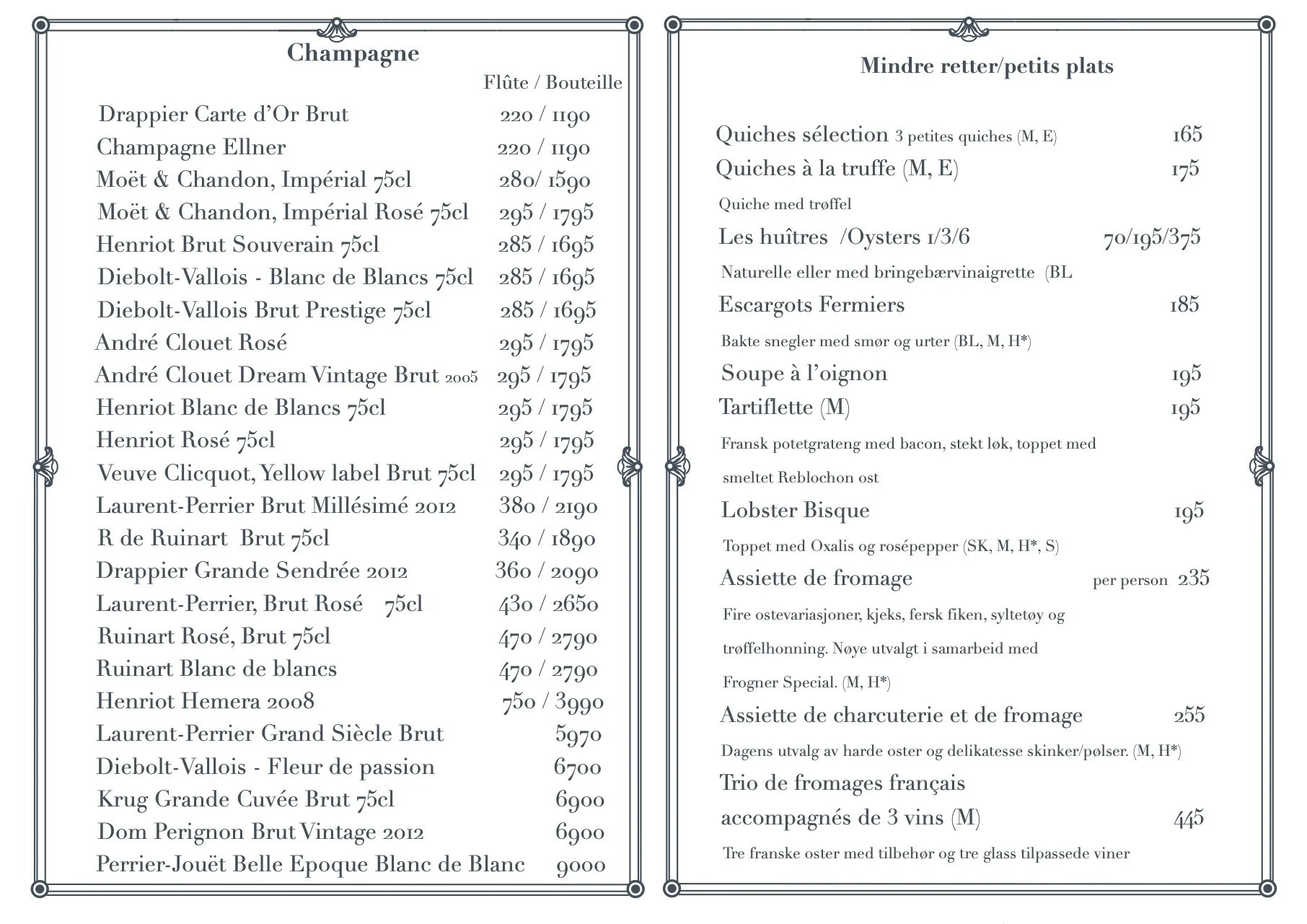 Wine & Champagne Parlour – Chat D'Or