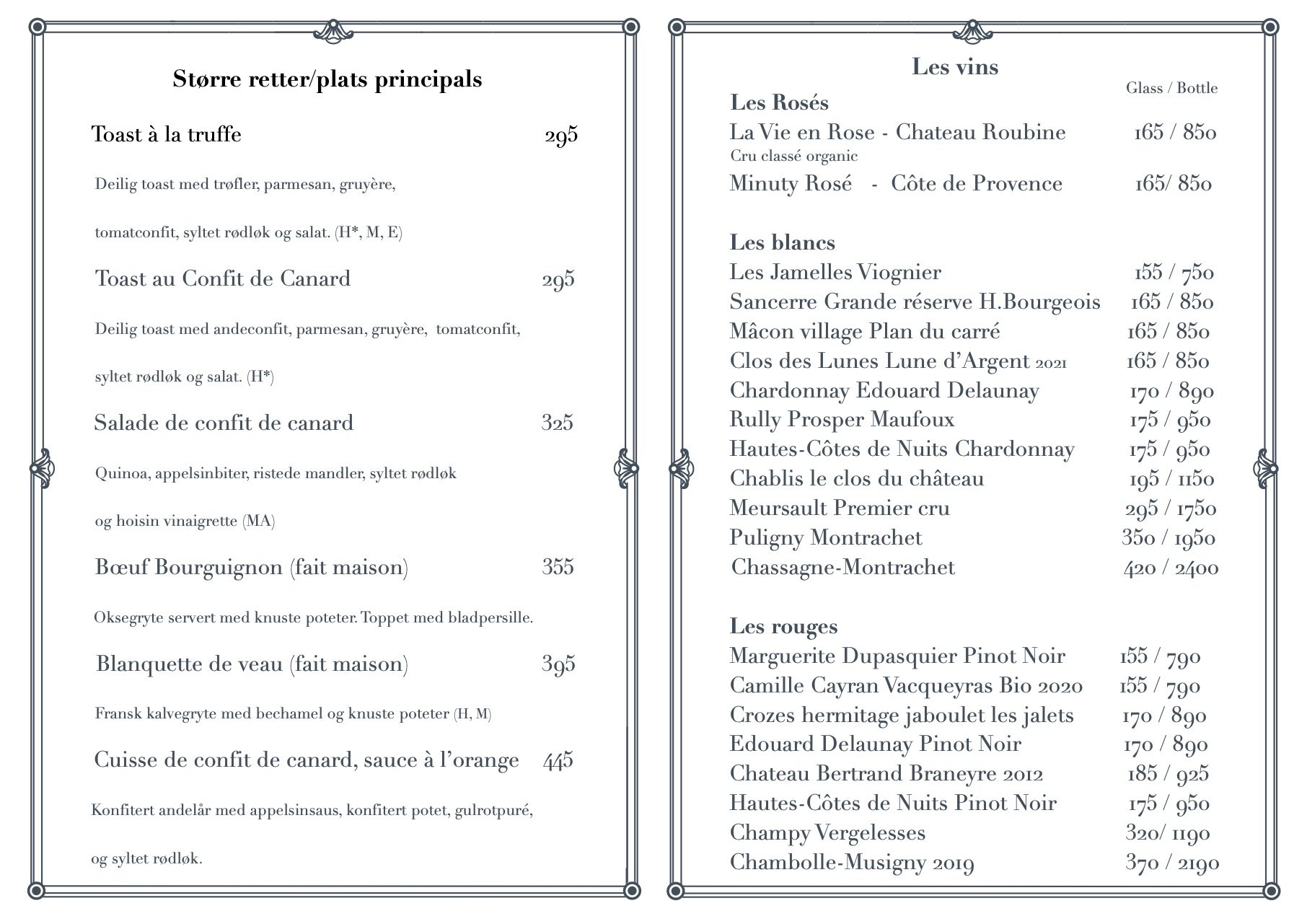 Wine & Champagne Parlour – Chat D'Or