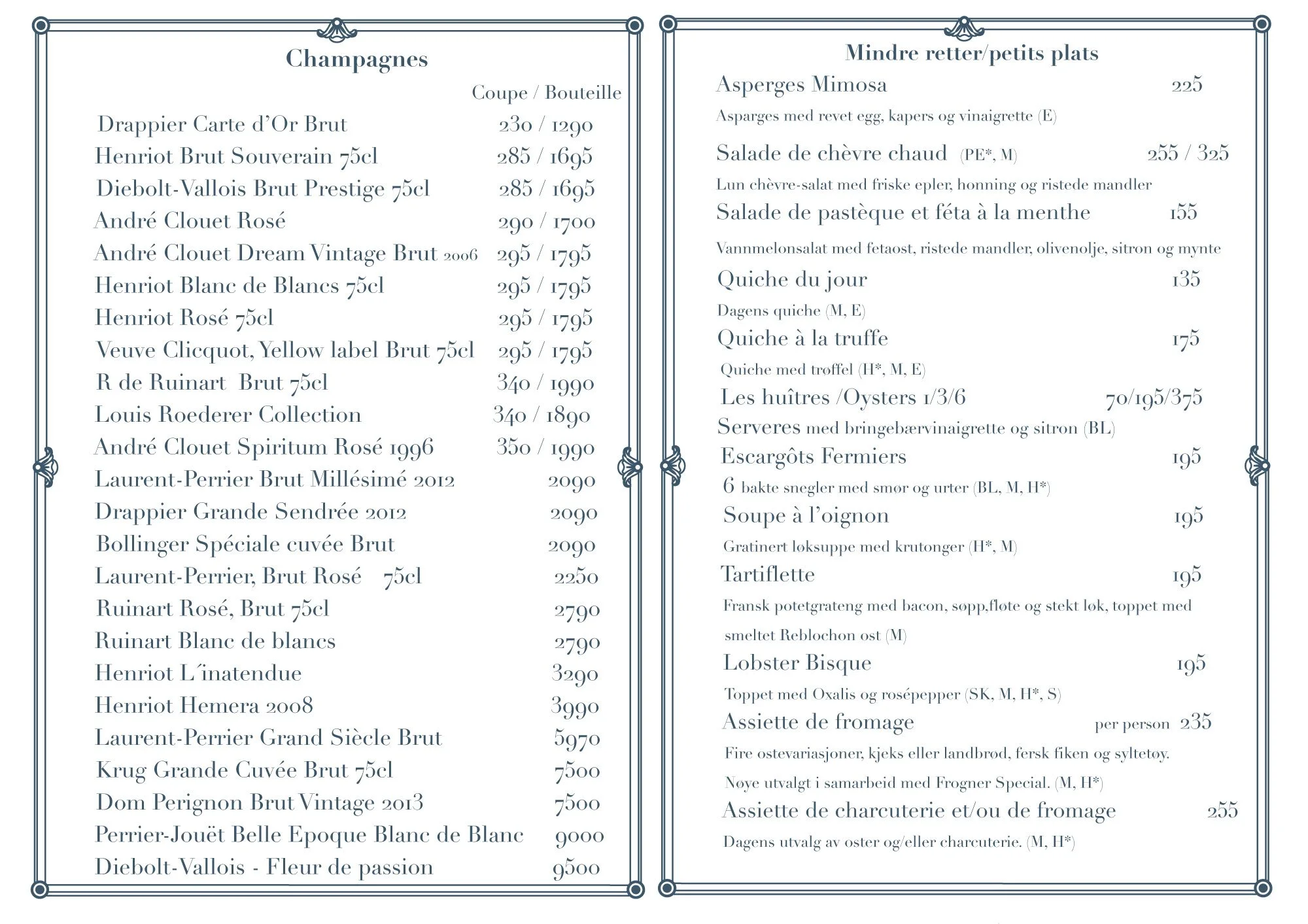 Wine & Champagne Parlour – Chat D'Or