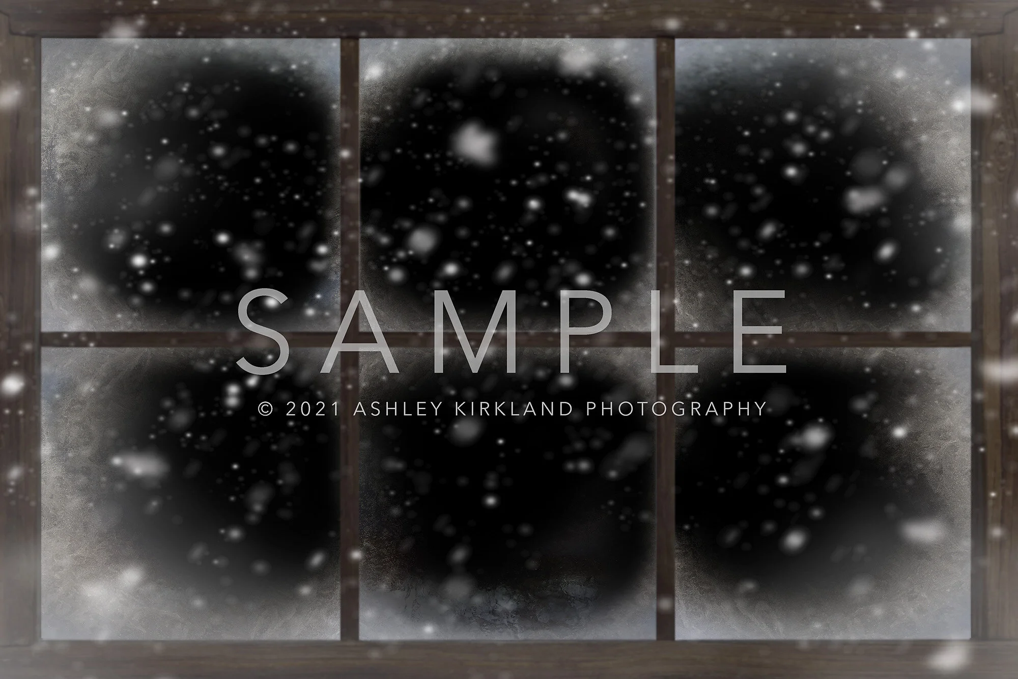 Digital 16 x 20 inch Snowy Window png overlay 5 overlays Glass and snow ...