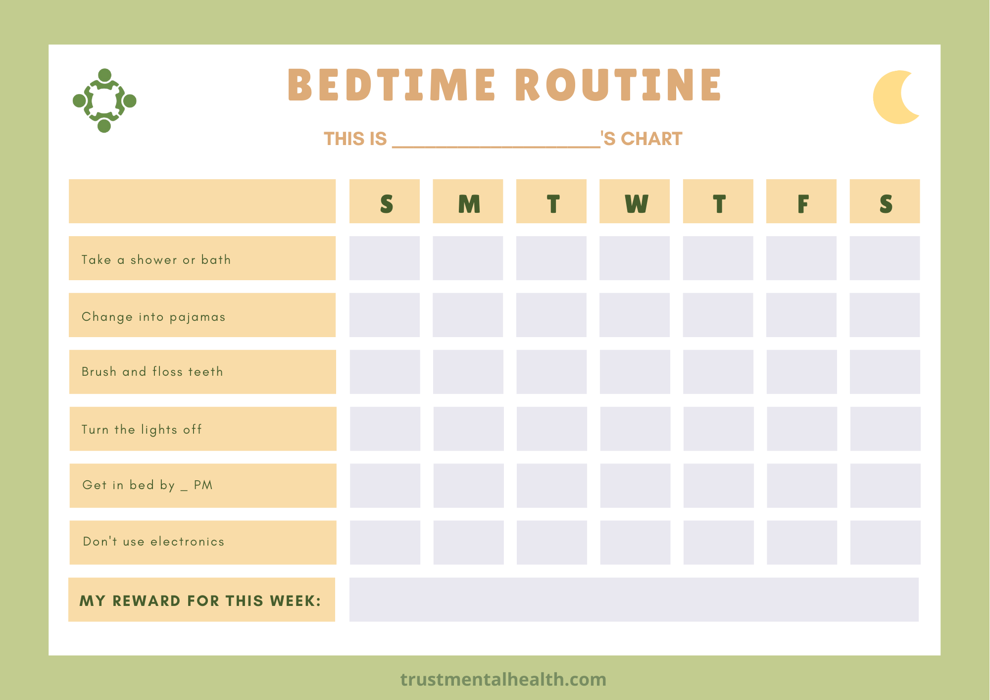 Therapy Worksheets | CBT Worksheets | Trust Mental Health