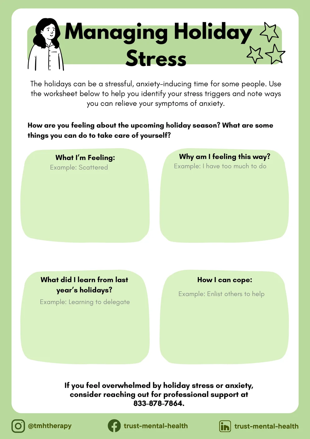 Therapy Worksheets | CBT Worksheets | Trust Mental Health