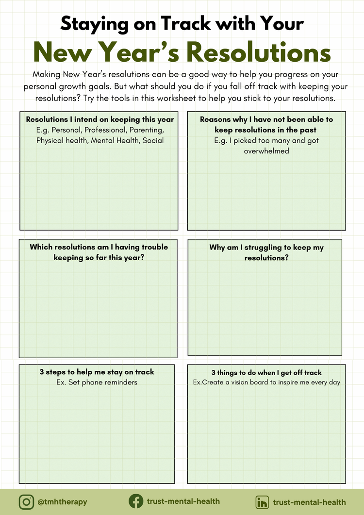 Self-Reflections Worksheets | Trust Mental Health