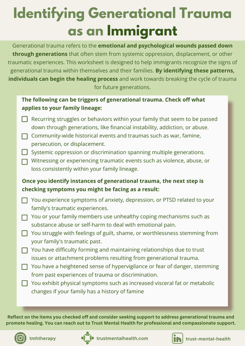 Self-Reflections Worksheets | Trust Mental Health