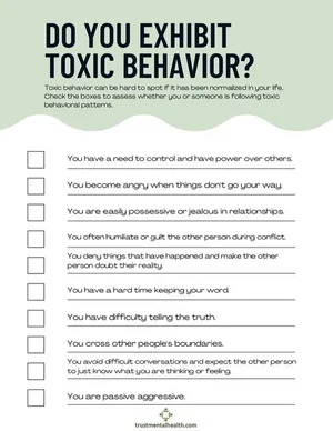 Self-Reflections Worksheets | Trust Mental Health