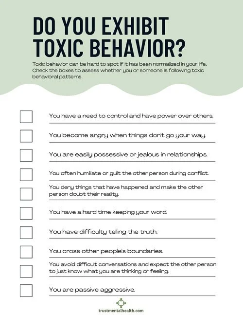 Self-Reflections Worksheets | Trust Mental Health