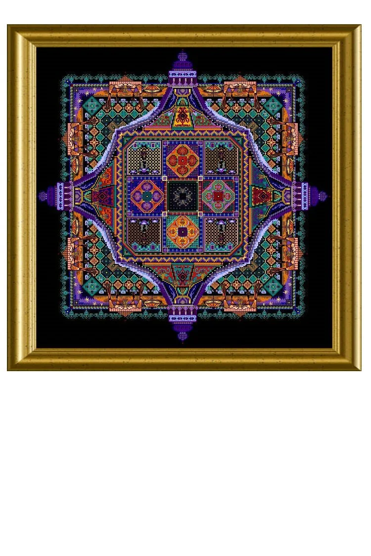 Patterns Kits & How To Chatelaine Design Star in the Desert Cross ...