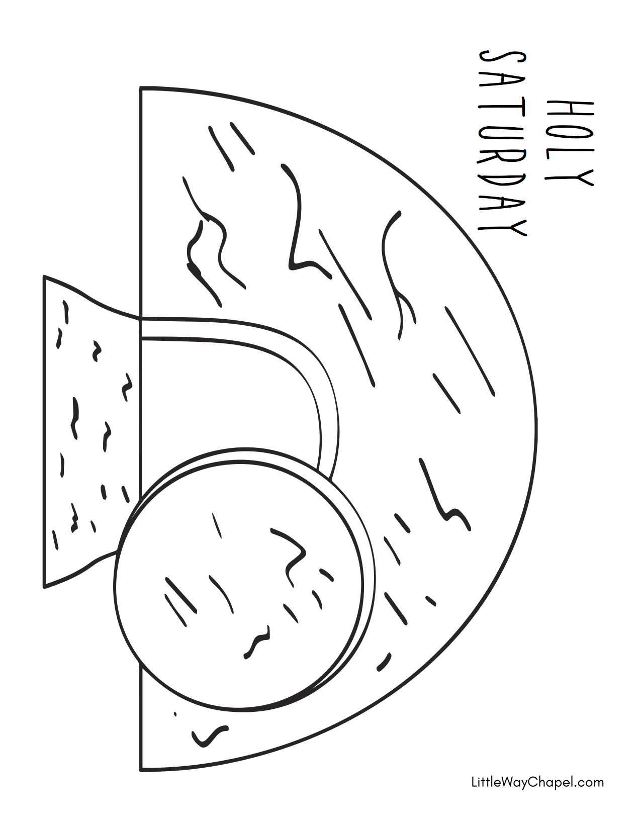 Holy Week Coloring Pages — Little Way Chapel