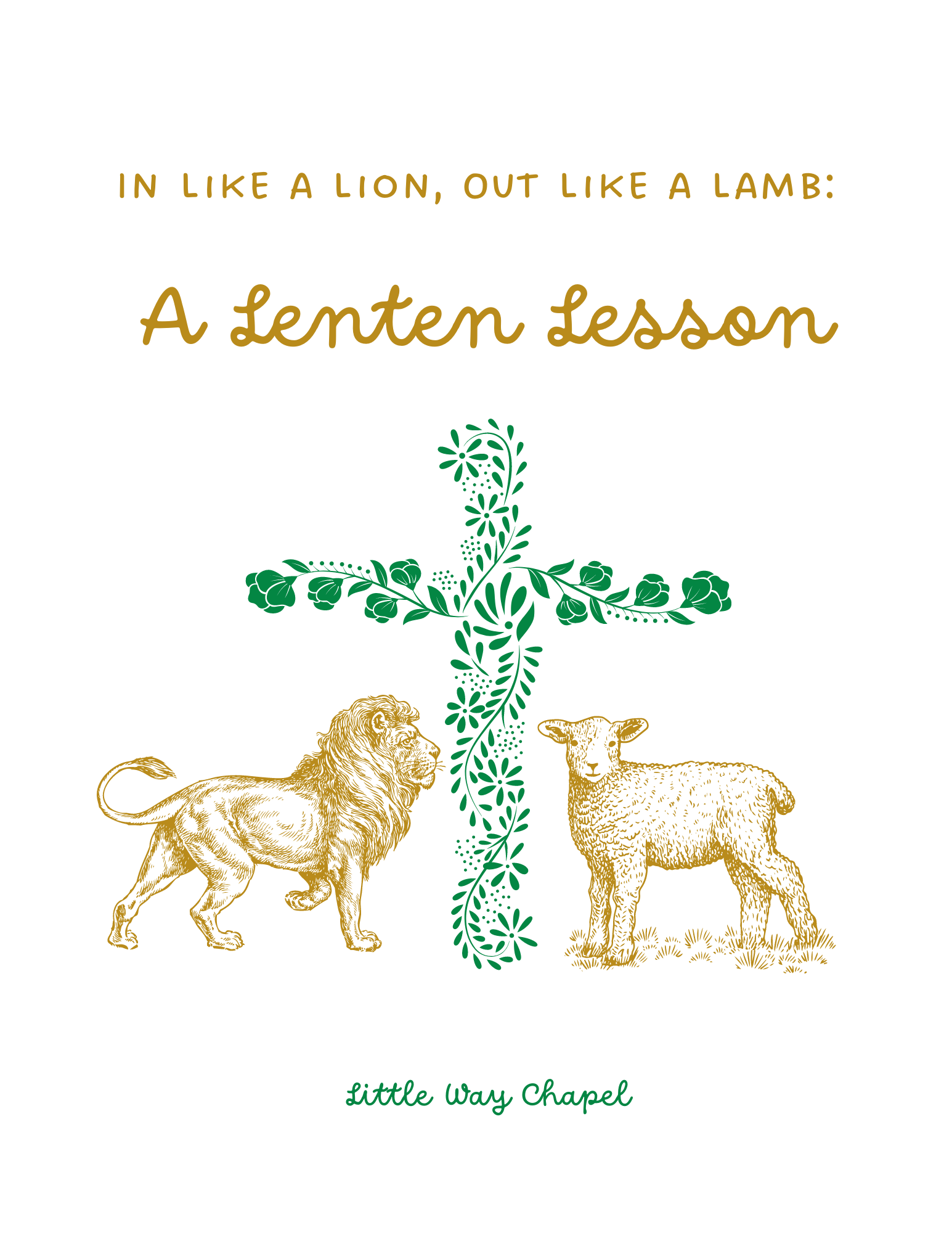 Family Lent Guide — Little Way Chapel