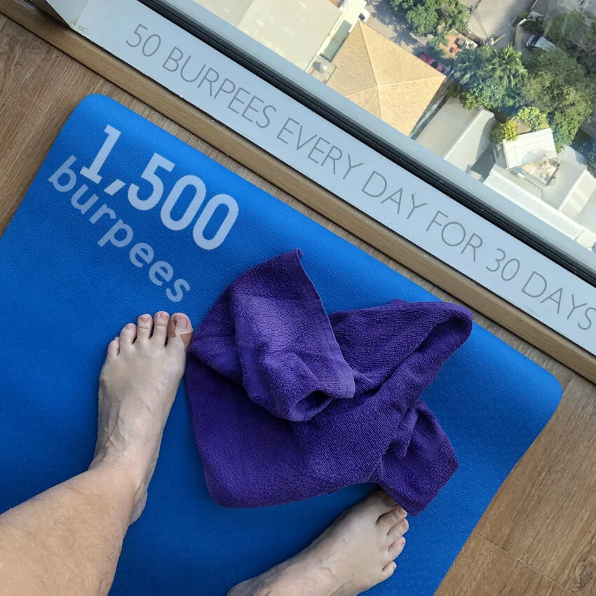 50 Burpees for 30 Days — view from 1201