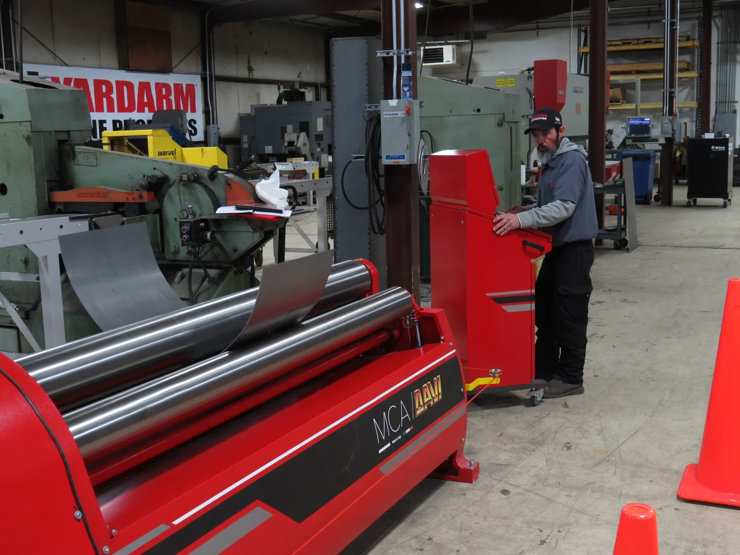 Metal Plate Rolling Services - Yardarm Metal Fabrication Specialists