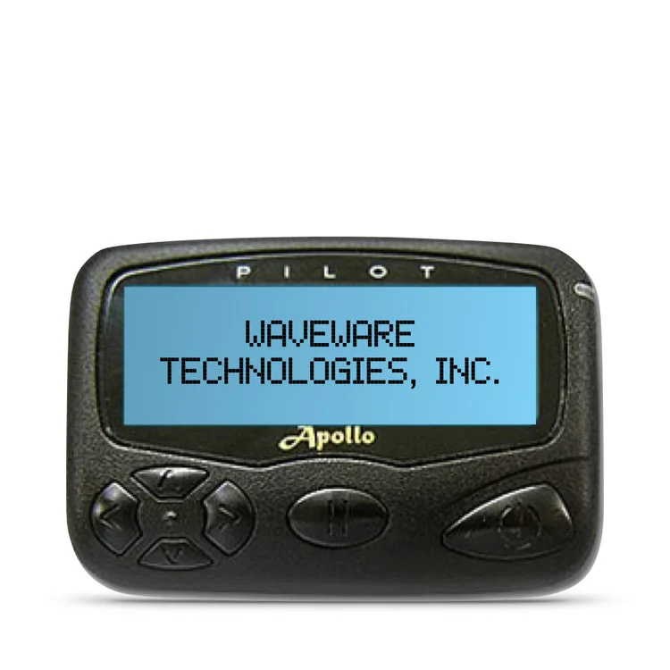 Apollo Alphanumeric POCSAG Pagers — WaveWare Technologies, Inc