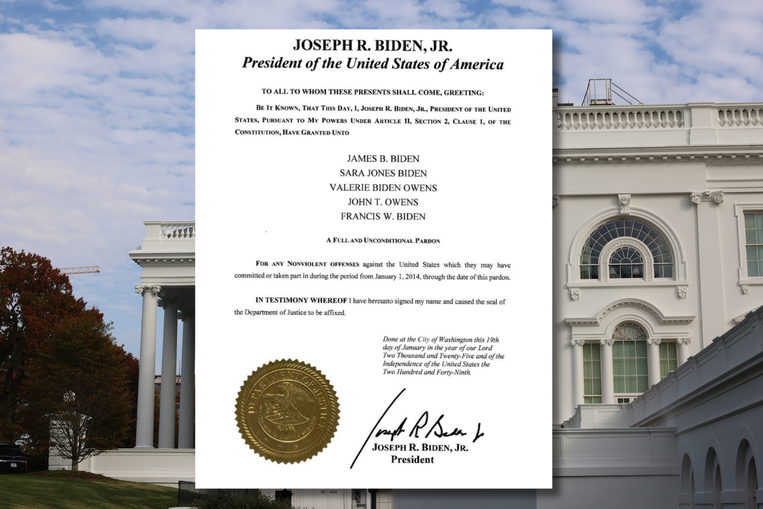 Biden Issues Last Minute Pardons — AKSM Media