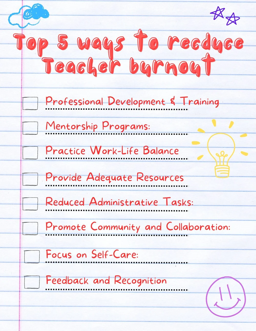 Strategies to reduce teacher burnout | Educational Innovation 360