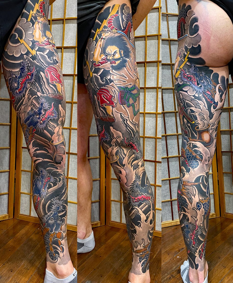 Susanoo Japanese Mythology Tattoo