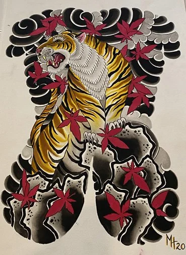 Japanese Tiger (Tora) Tattoo — Red Crowned Tattoo