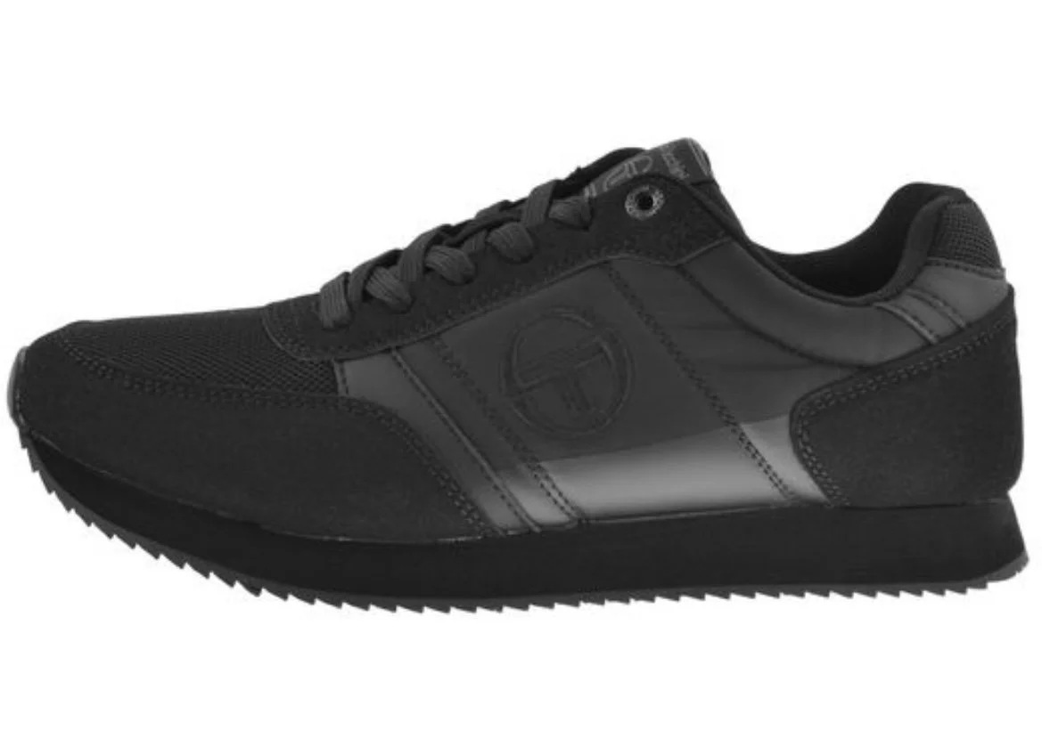 SERGIO TACCHINI "Bergamo" Trainers- BLACK — Arcade Mens Clothing