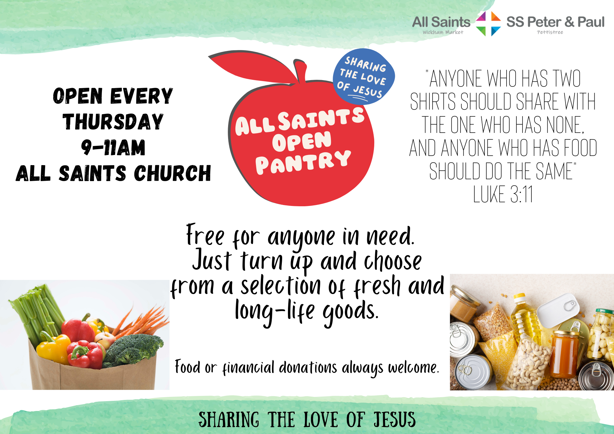 Open Pantry — All Saints Wickham Market