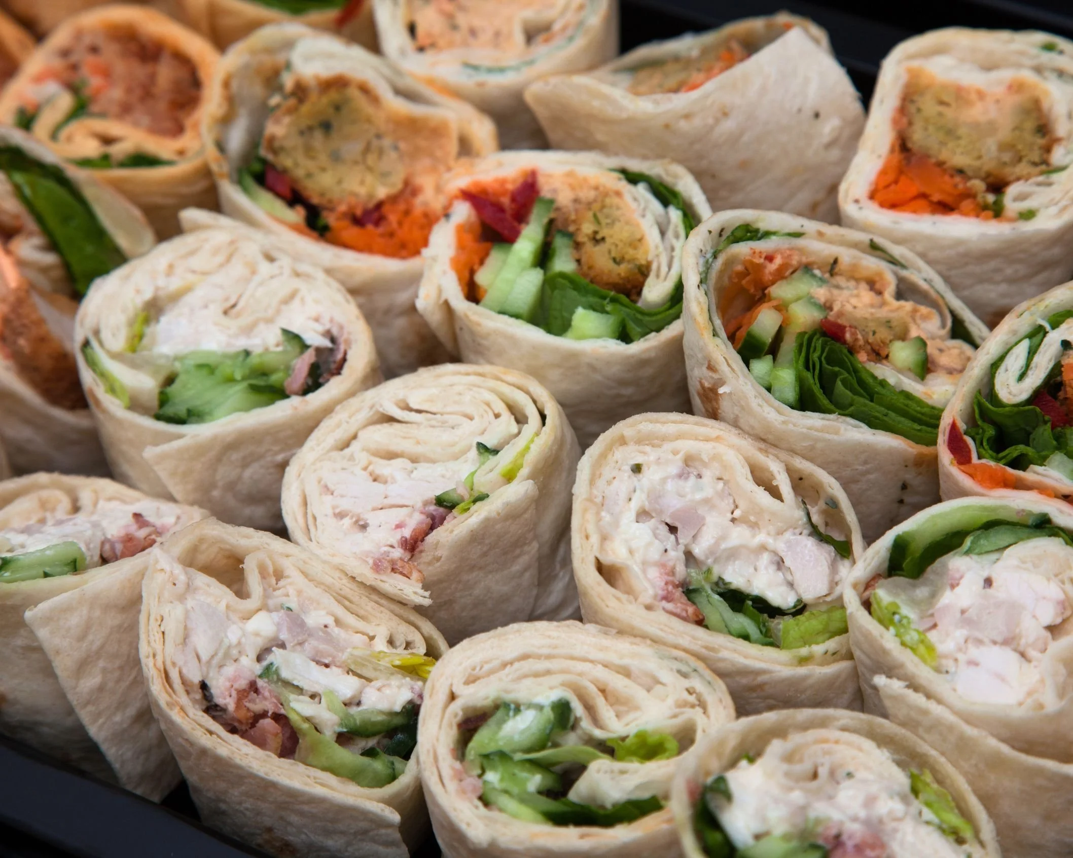 Pinwheel Wraps - Party Platters - Catering in Toronto