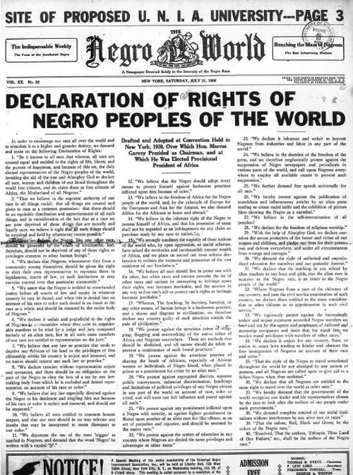 CELEBRATING THE INTERNATIONAL DAY FOR PEOPLE OF AFRICAN DESCENT AND THE ...
