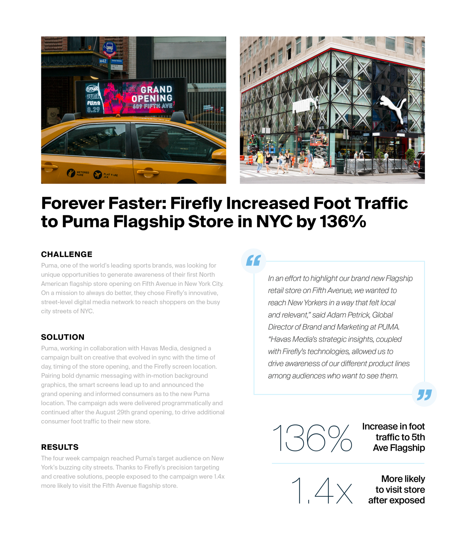 Firefly Increases Foot Traffic by 136% for Puma’s NYC Flagship Store ...
