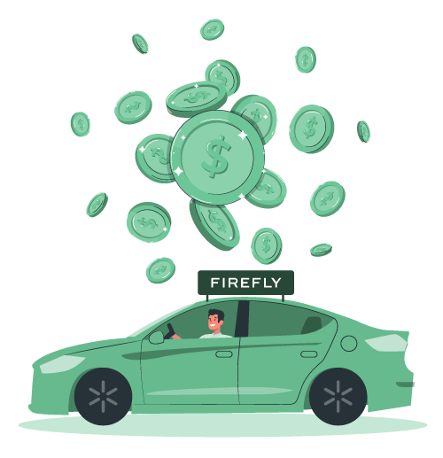 Earn Money While Driving: Firefly Advertising for Taxi, Rideshare ...